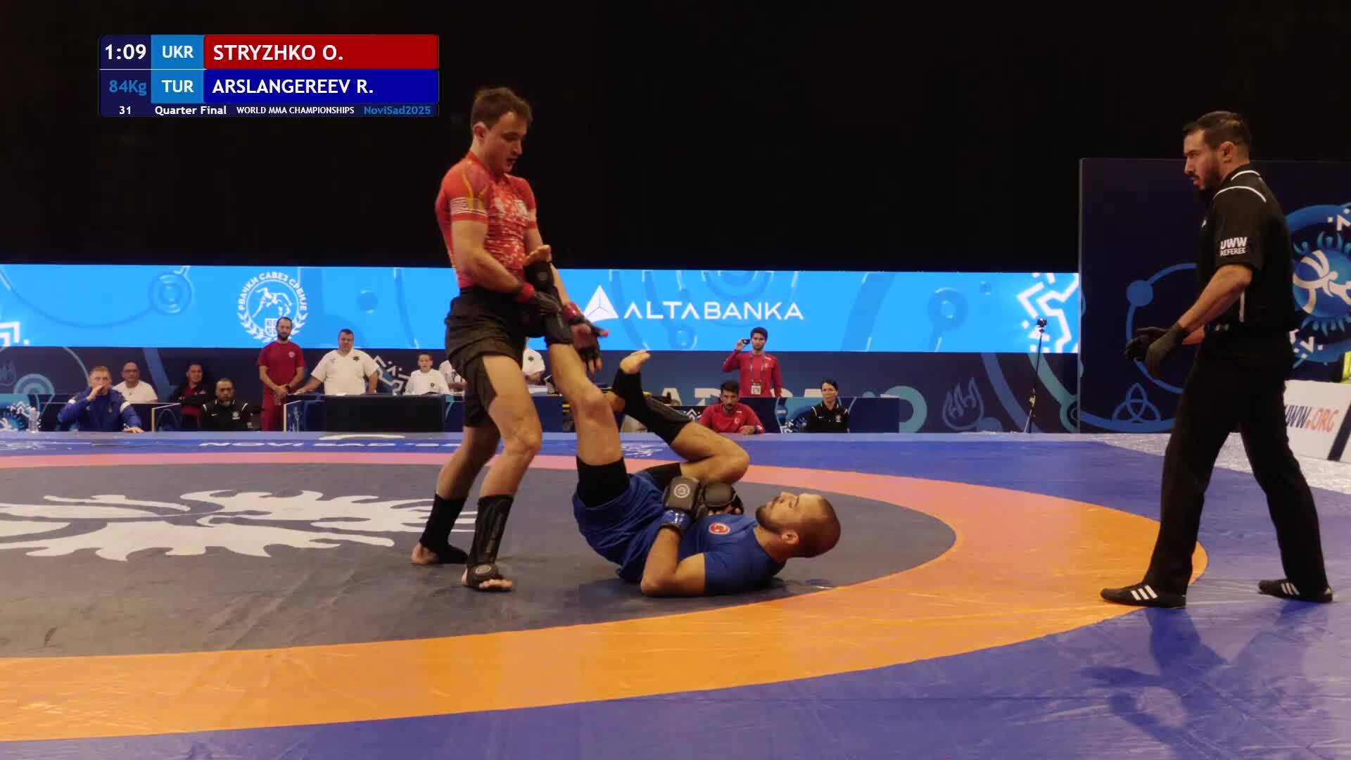 Oleksii STRYZHKO (UKR) vs. Ruslan ARSLANGEREEV (TUR) | WORLD MMA ...