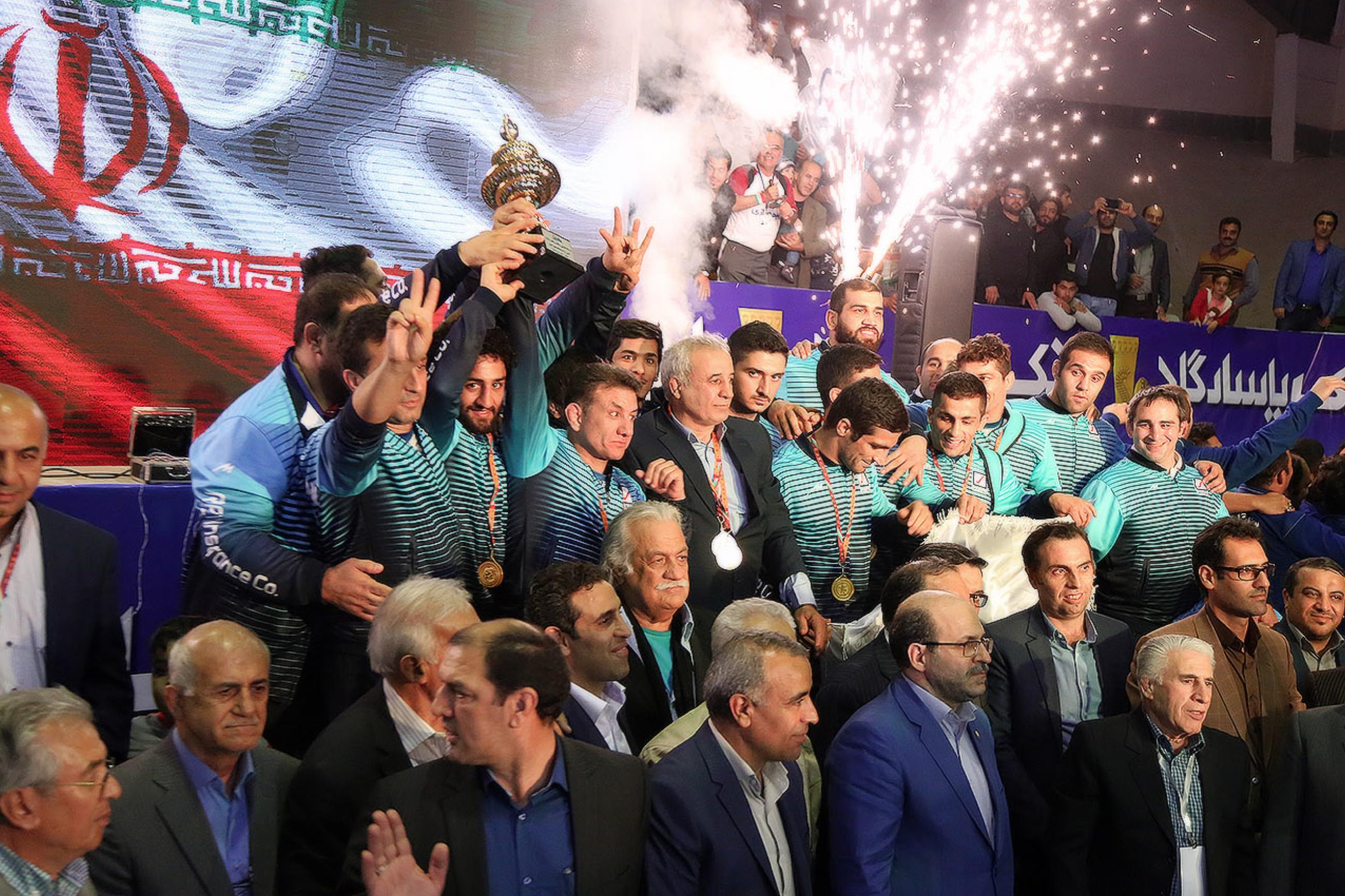 Bimeh Razi Wins Titles in Iran Wrestling League | United World Wrestling